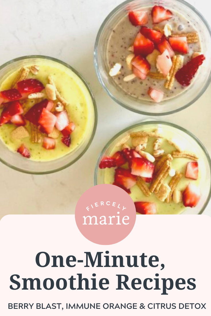 One-Minute, Healthy Smoothie Recipes for Breakfast (+Smoothie Starters ...
