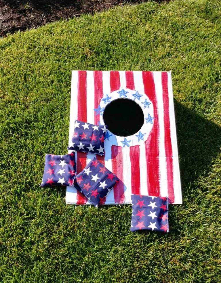 Homemade Fun: DIY Corn Hole Game - Marie Bostwick