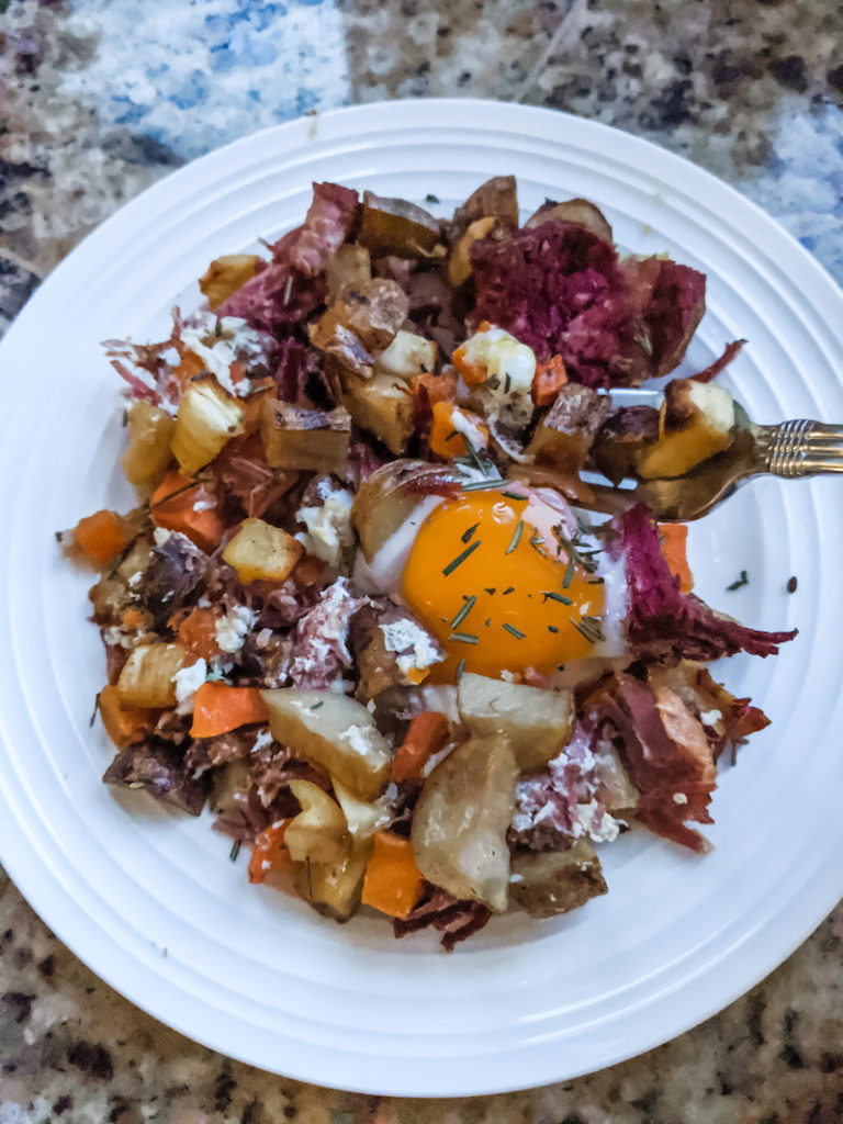Leftover Corned Beef Hash With Root Vegetables - Marie Bostwick