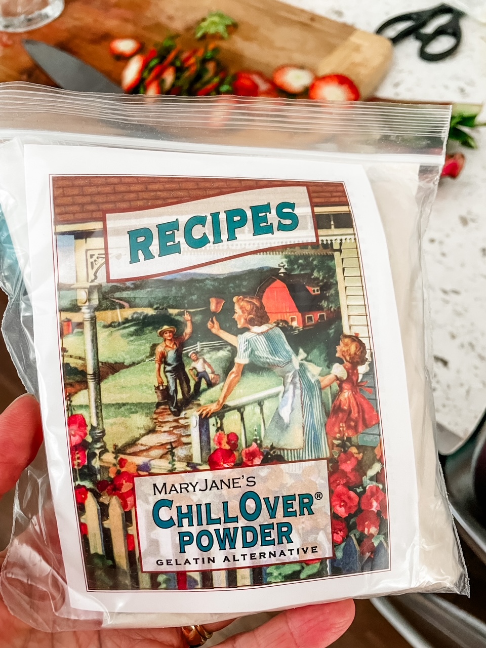 Strawberry Rhubarb Poke Cake - An Updated Poke Cake - Marie Bostwick