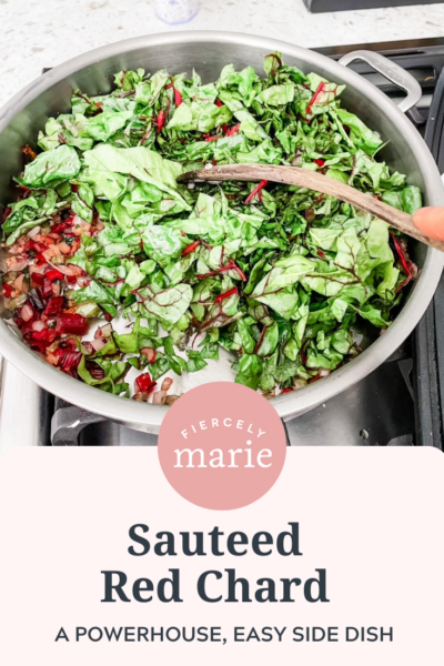 A Simple Sauteed Red Chard Recipe - Marie Bostwick