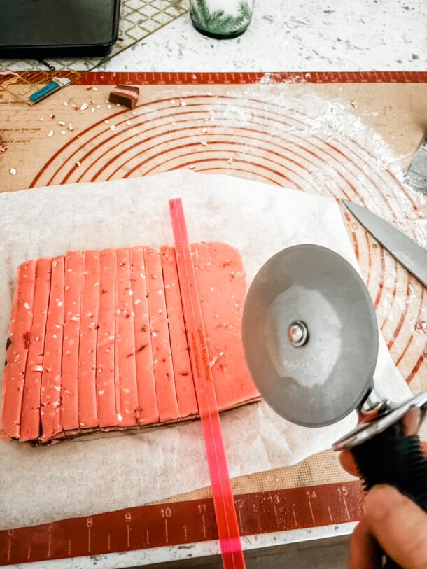 Chocolate Peppermint Crunch Ribbon Cookies - Marie Bostwick