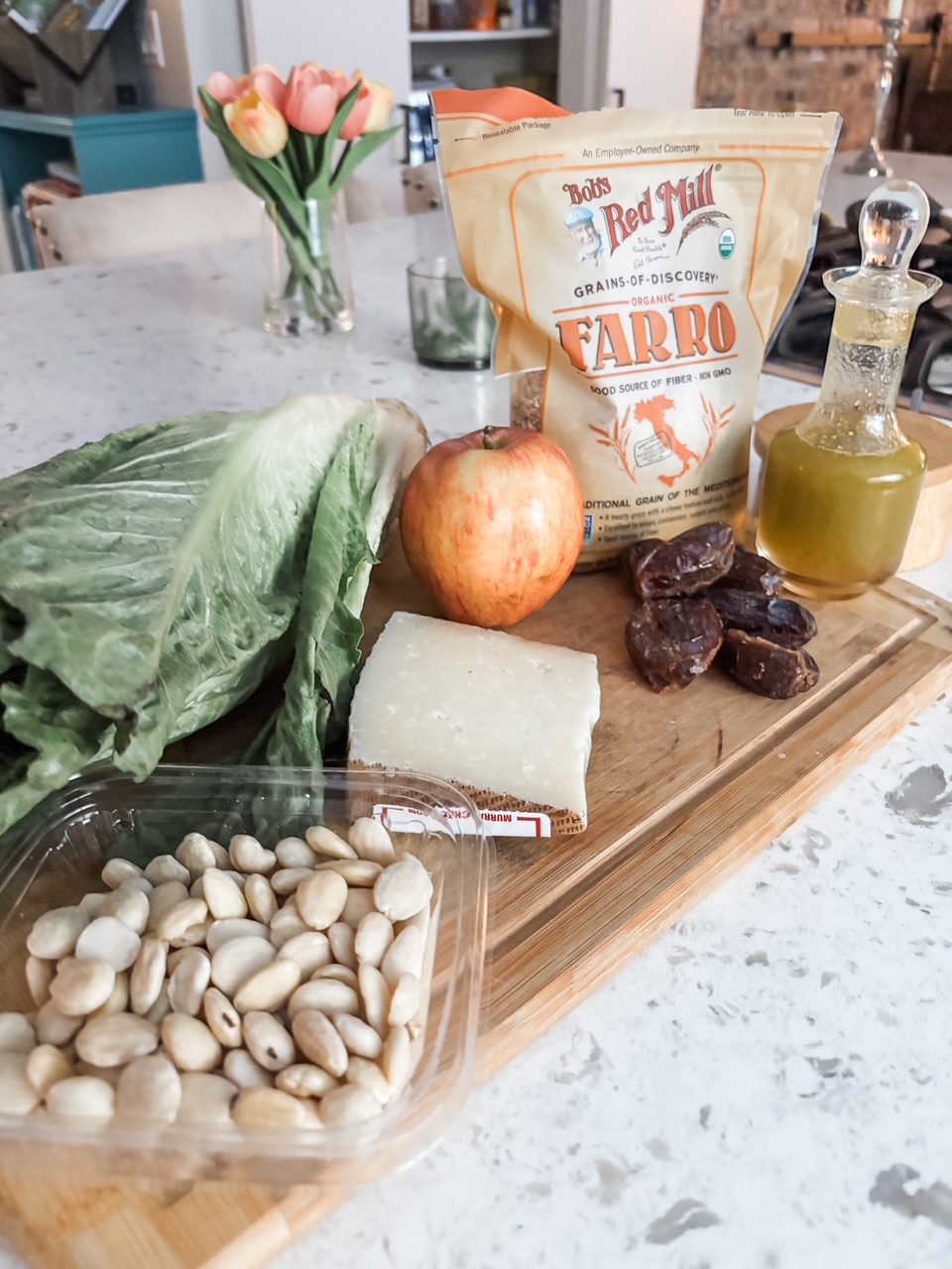 Date, Almond, Farro Salad – True Food Kitchen Copycat Recipes - Marie ...