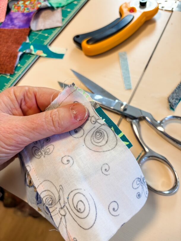Crumb Piecing Quilting with Fabric Scraps - Marie Bostwick