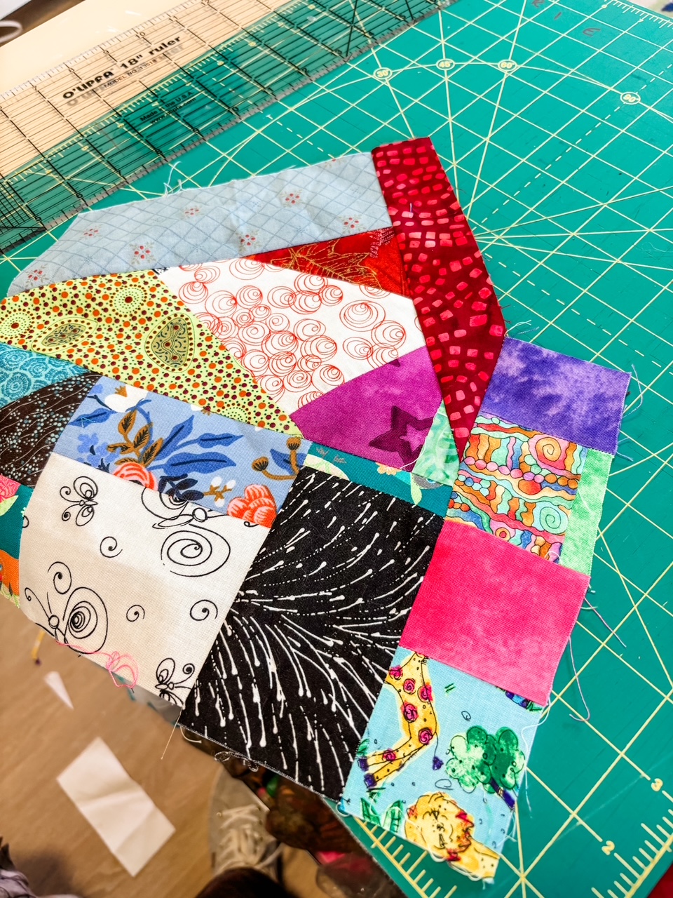 Crumb Piecing Quilting with Fabric Scraps - Marie Bostwick