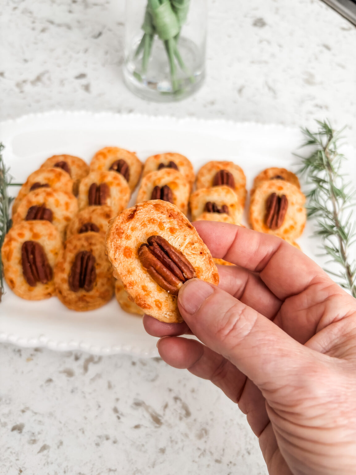 Southern Style Cheese Wafers with Pecans - Marie Bostwick