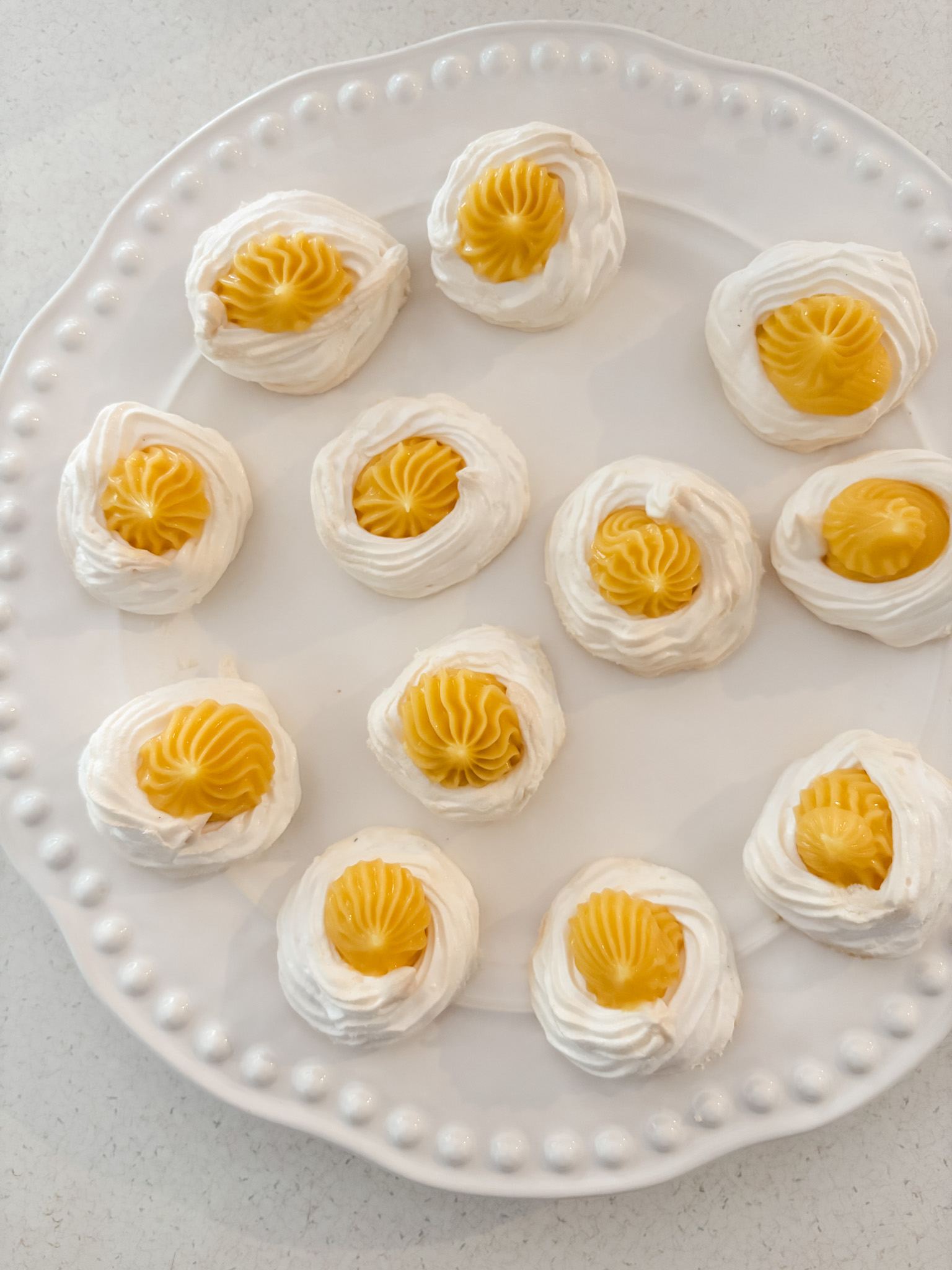 Gluten Free Lemon Meringue Bites (Just 4 Ingredients!) - Marie Bostwick